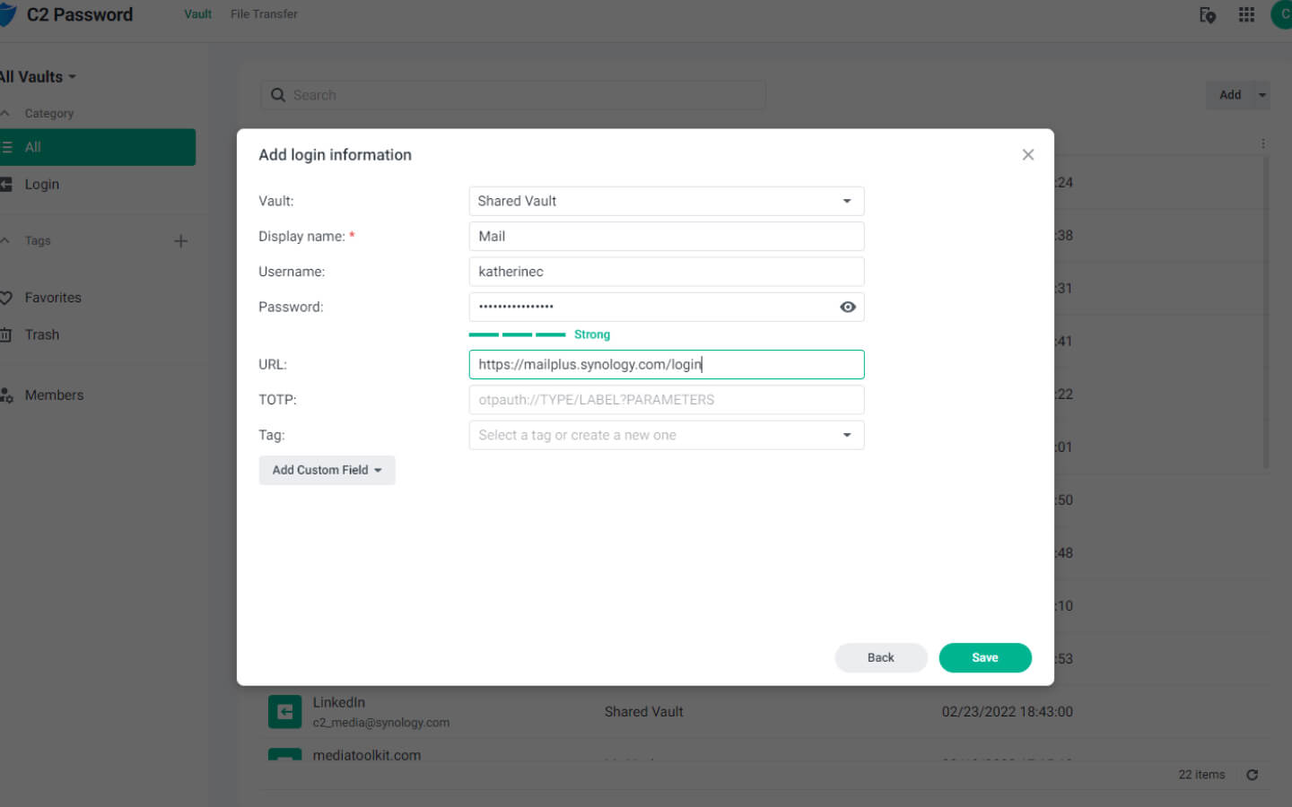 Synology C2 Password | Keep your passwords safe in one place